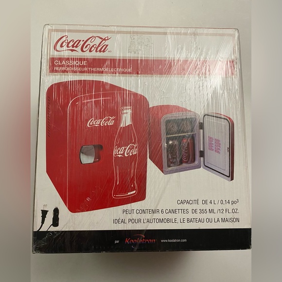 Coca Cola | Other | Coca Cola Vintage Mini Fridge Cooler | Poshmark